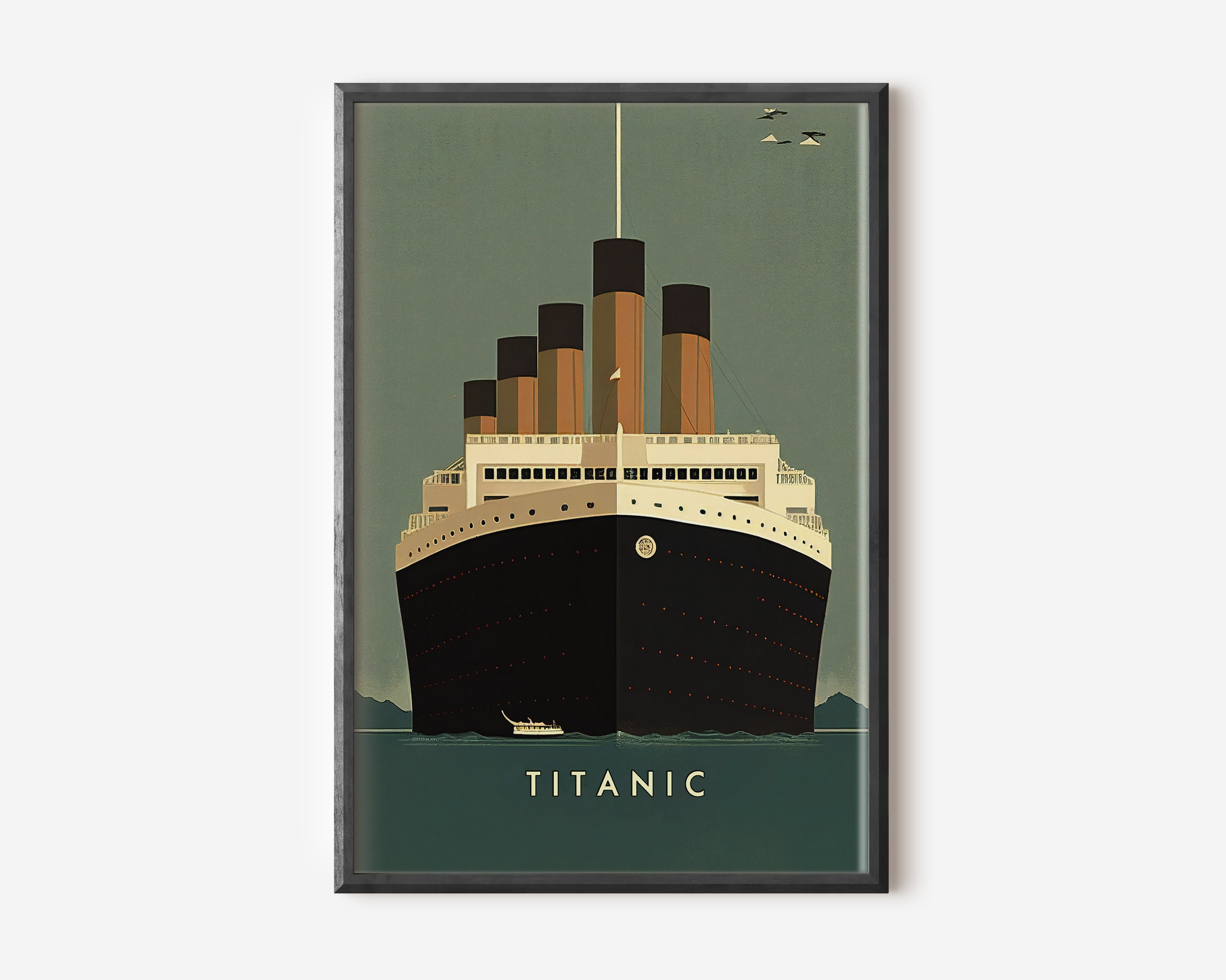 Titanic Poster Minimalist Titanic Movie Poster Leonardo Dicaprio Movie ...