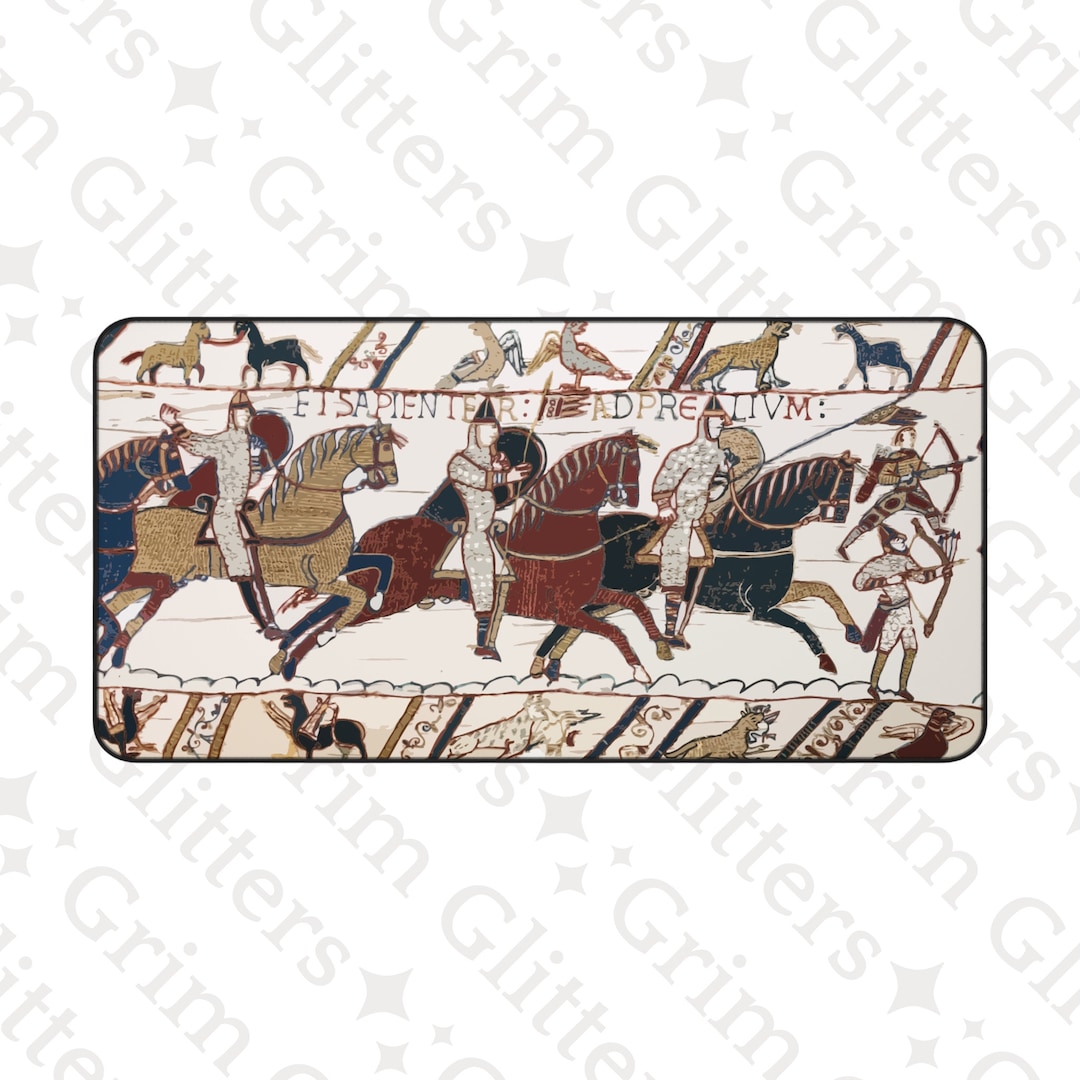 Bayeux Tapestry Desk Mat: Medieval Battle of Hastings Office Decor - Etsy