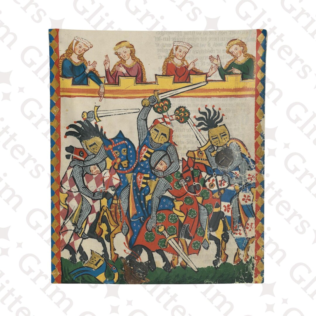 Duke of Anhalt Tapestry - Codex Manesse - Medieval German Art ...