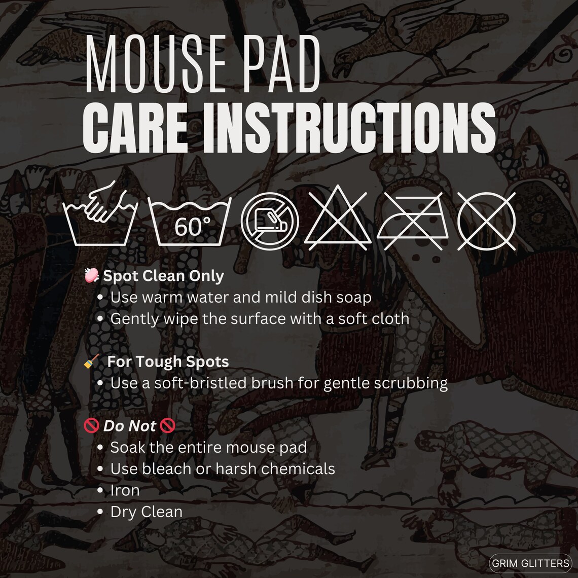 Bayeux Tapestry Gaming Mouse Pad: Medieval Battle of Hastings Decor - Etsy
