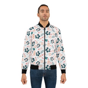Hawaiian Dnd Dice Bomber Jacket - Tropical Dnd Hawaii Jacket, DM Gift ...