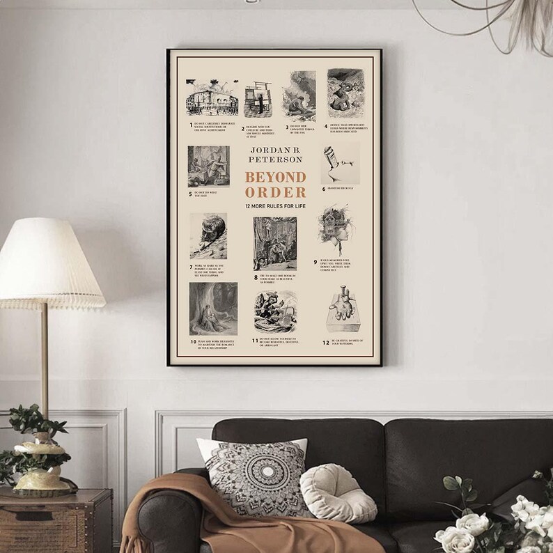 12 More Rules for Life by Jordan Peterson Matte Vertical Posters - Etsy