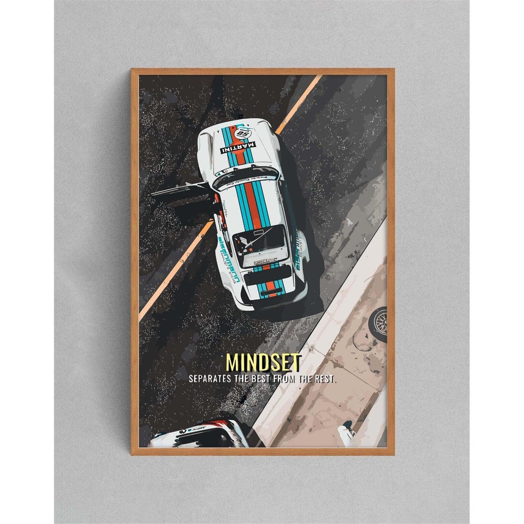 Sports Car Motivational Quote Poster Inspire Your Drive - Etsy