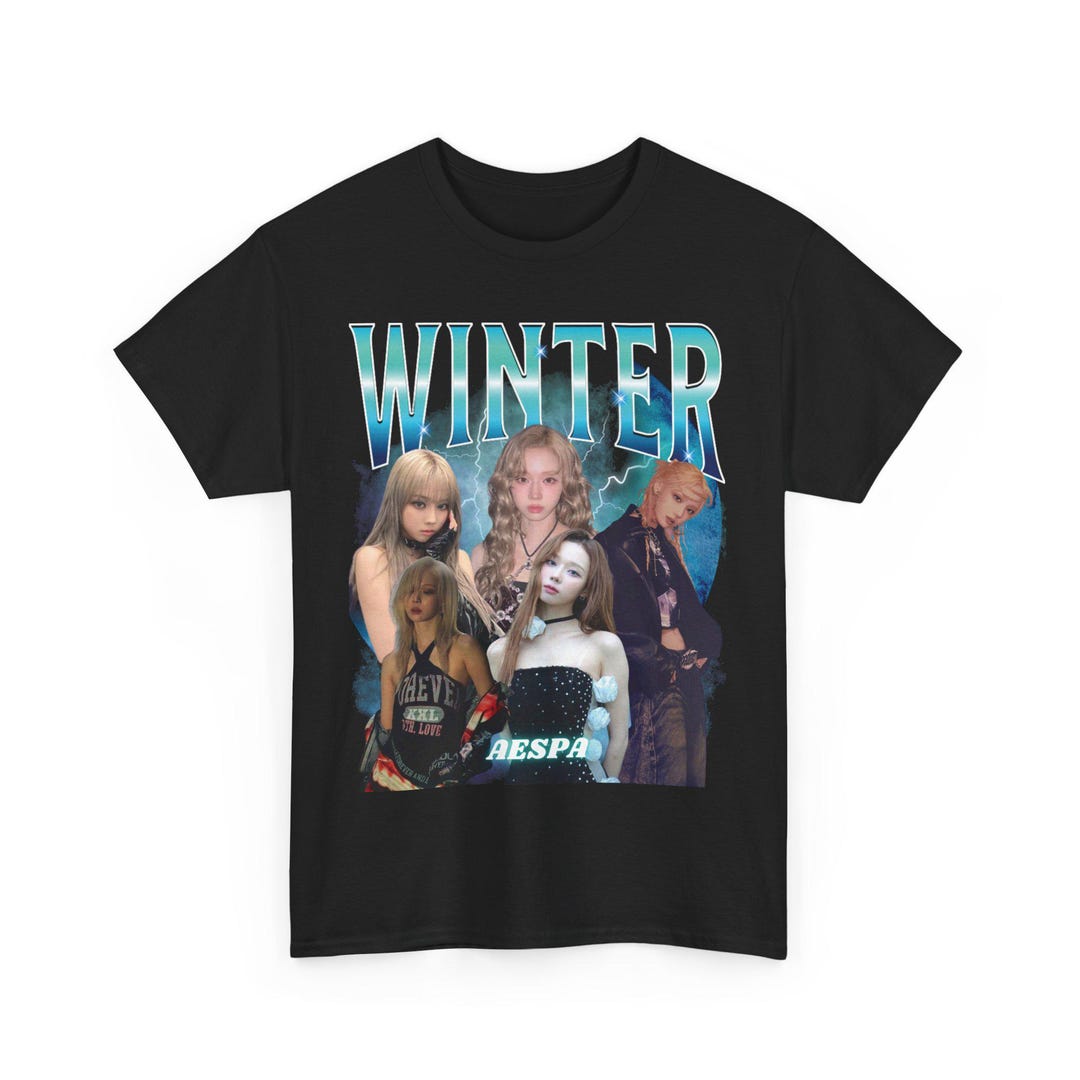 Winter Aespa Retro 90s T-shirt, Aespa Kpop Tee, Kpop Merch, Kpop Gift ...