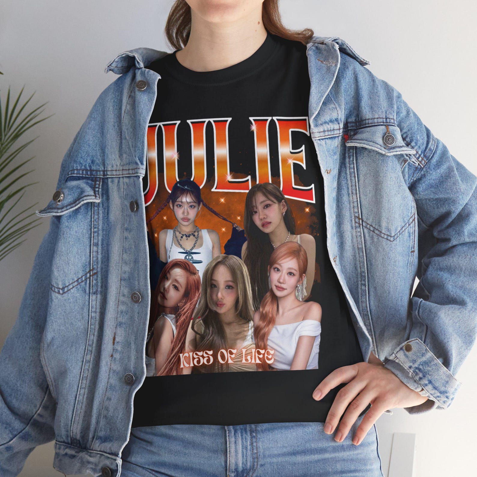 Julie Kpop T-shirt: Retro 90s Bootleg Style - Etsy