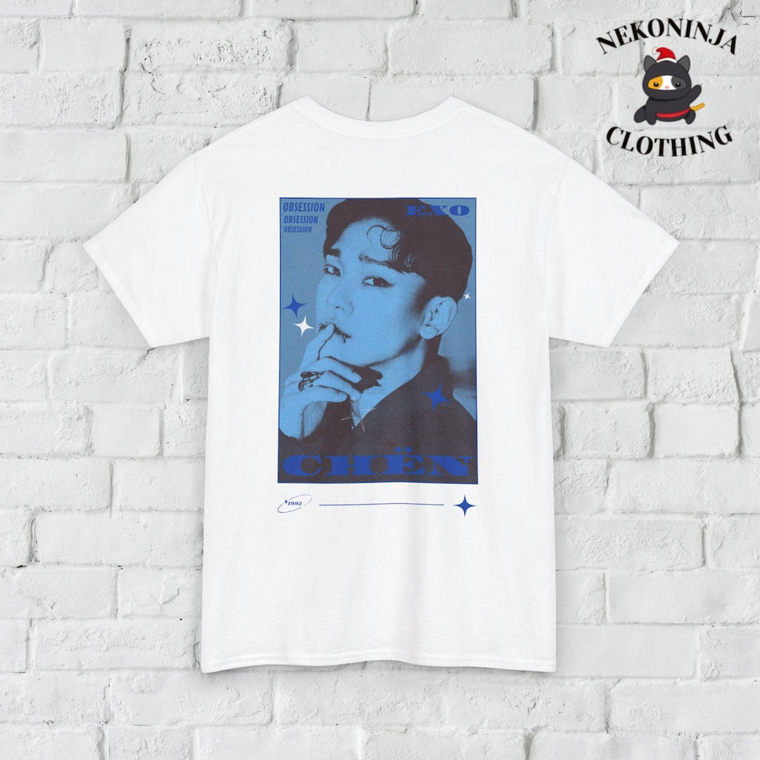 EXO Obsession Chen T-shirt | Kpop Graphic Tee | Vintage Aesthetic Kpop ...