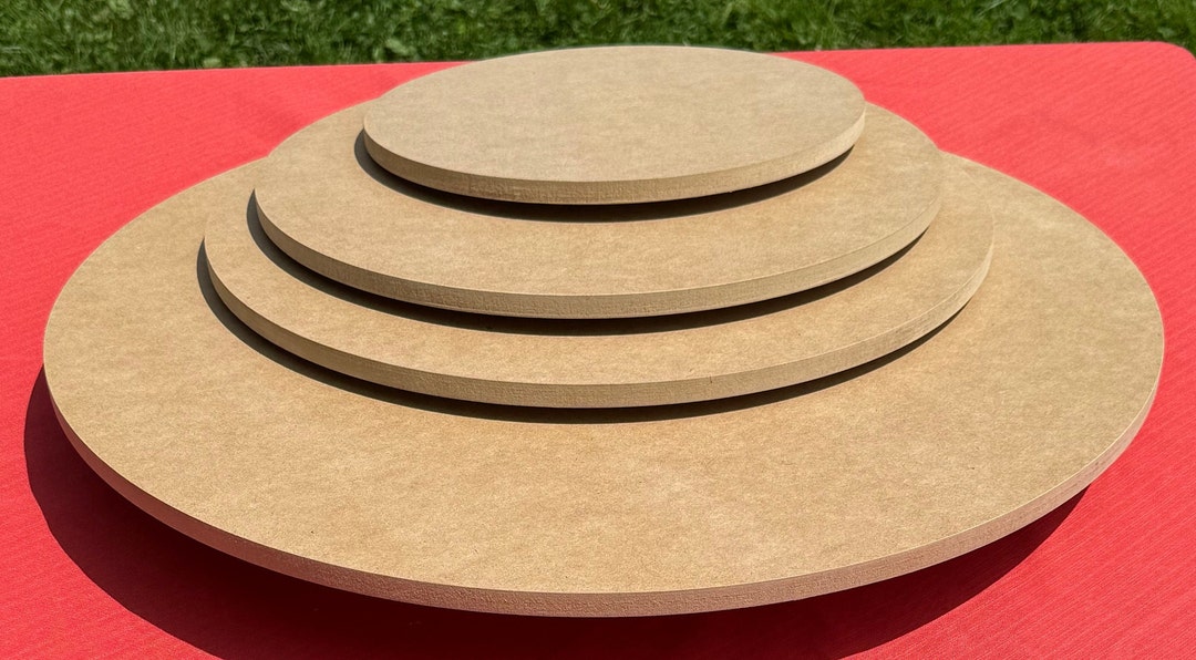 3 Pack 1/2 Inch X 18 Inch MDF Round for Art or Crafting - Etsy