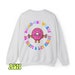 Oversized Gym Sweater Donut Sweater Gym Pump Cover Donut Worry Be Happy ...