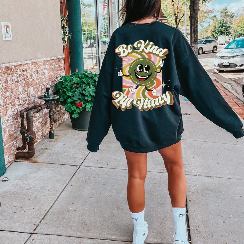 Gym Pump Cover Gym Sweater Trendy Oversized Crewneck Retro Crewneck ...