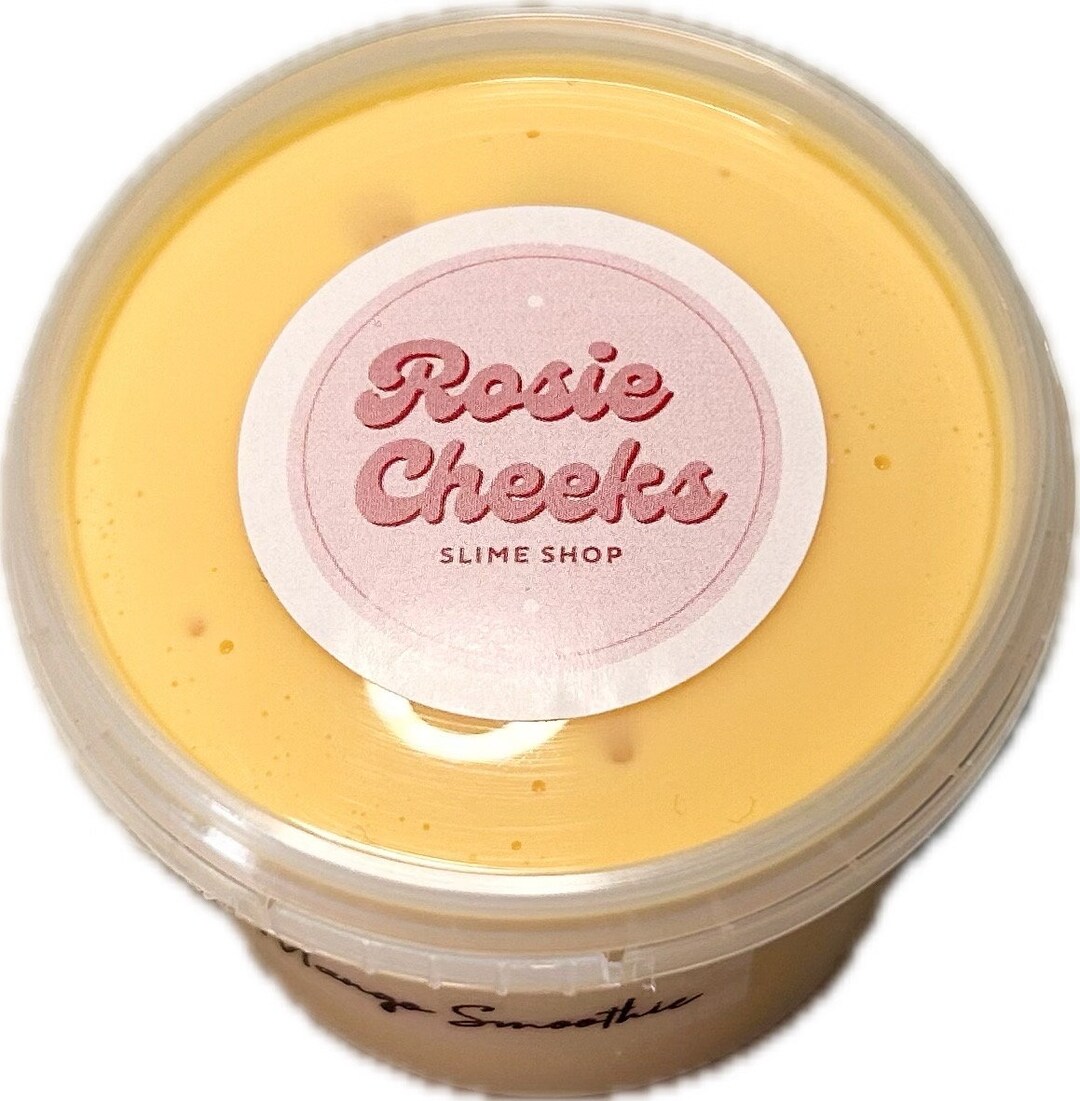 Mango Smoothie Thick Glossy Slime - Etsy