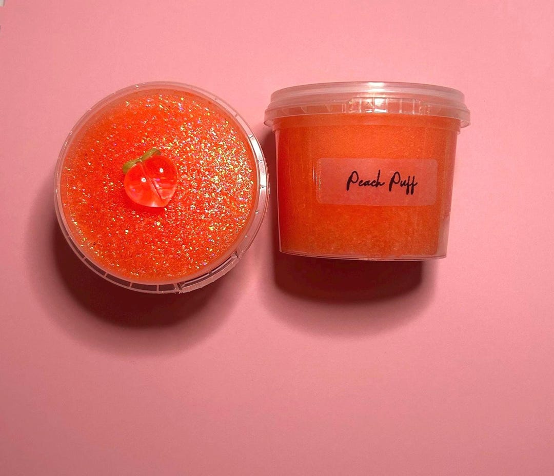 Peach Puff- Scented Icee Slime - Etsy