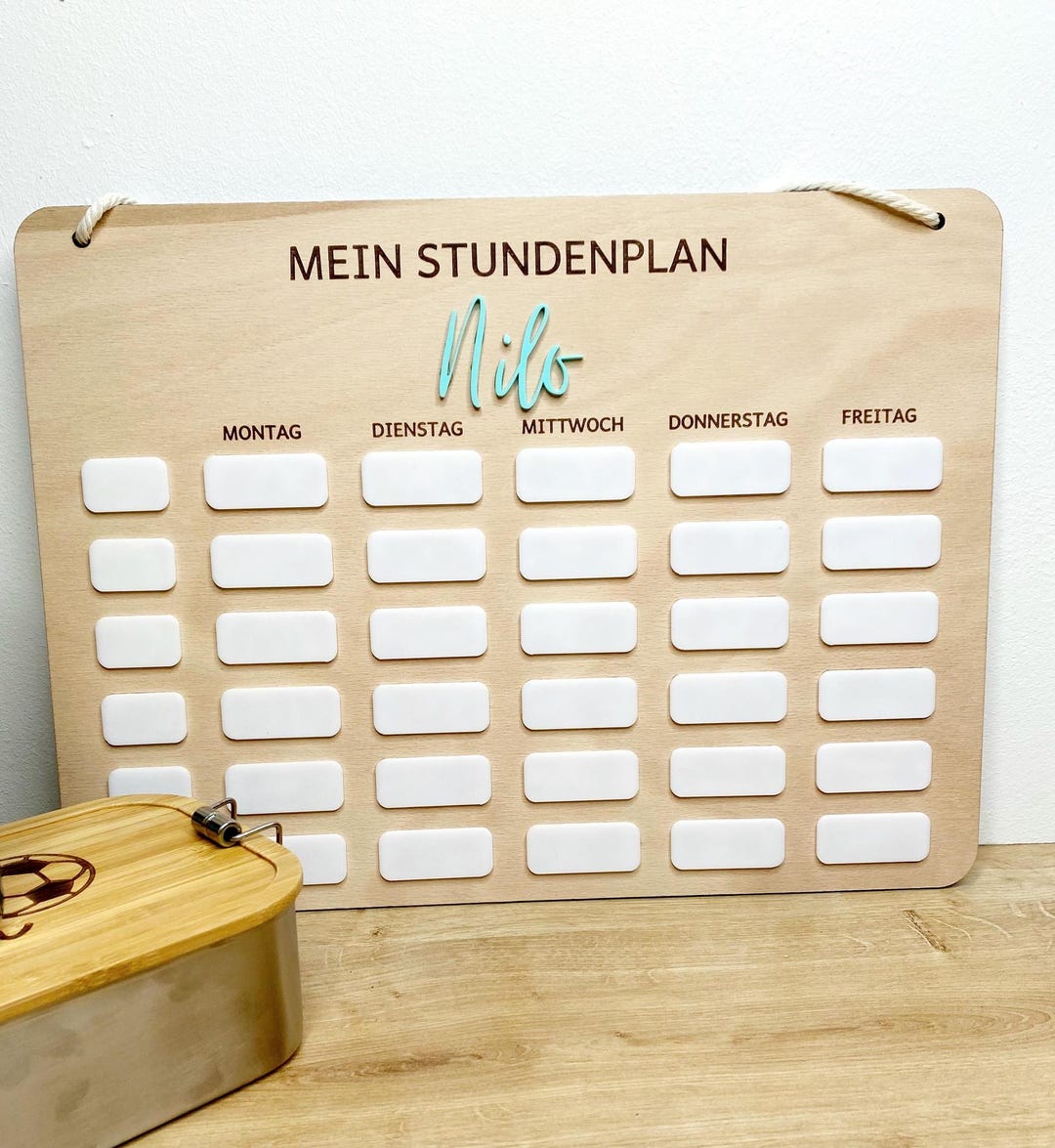 Personalized Timetable, Wooden Timetable, Timetable - Etsy