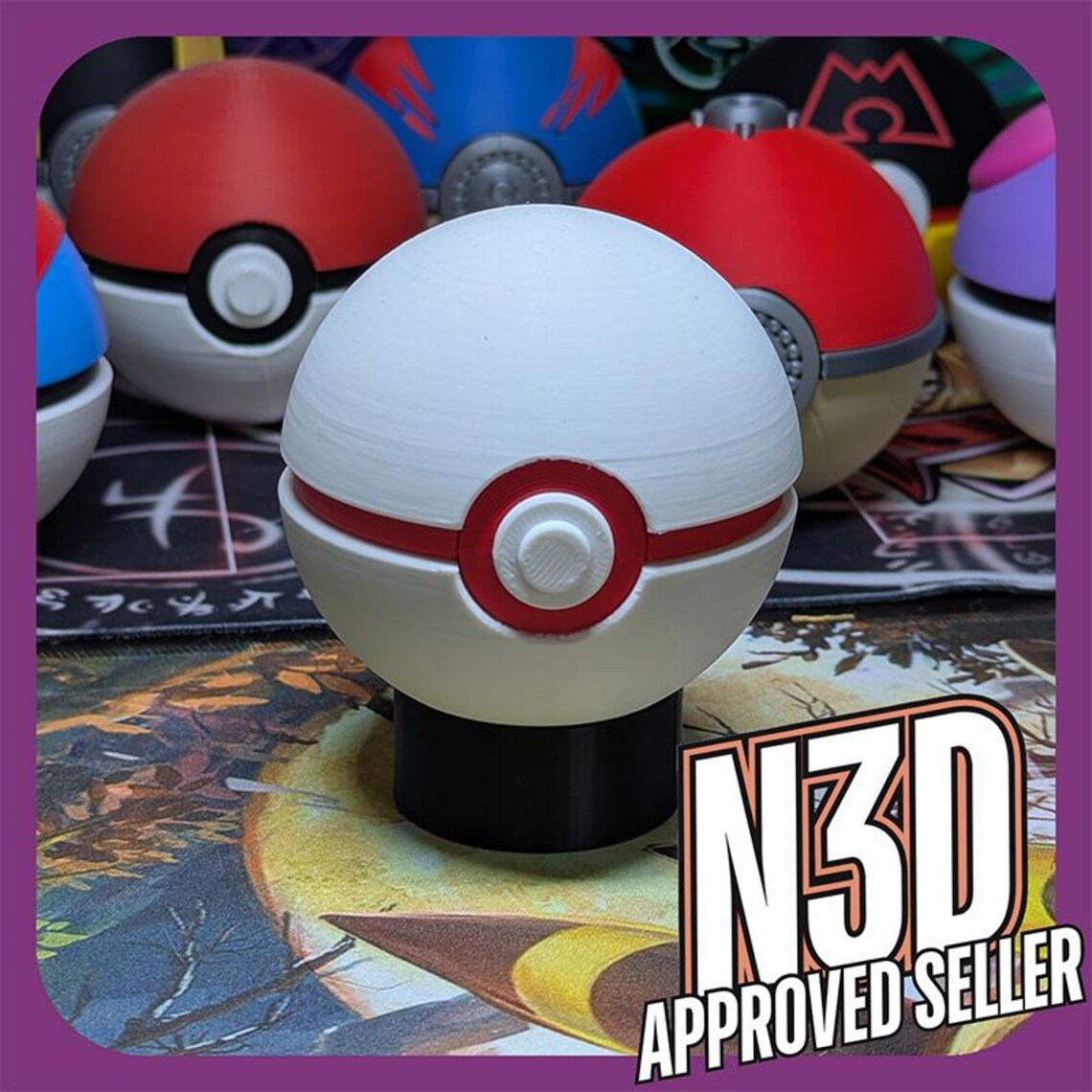 Creature Ball Collection – 3D Printed Display Replicas – Choose Your ...