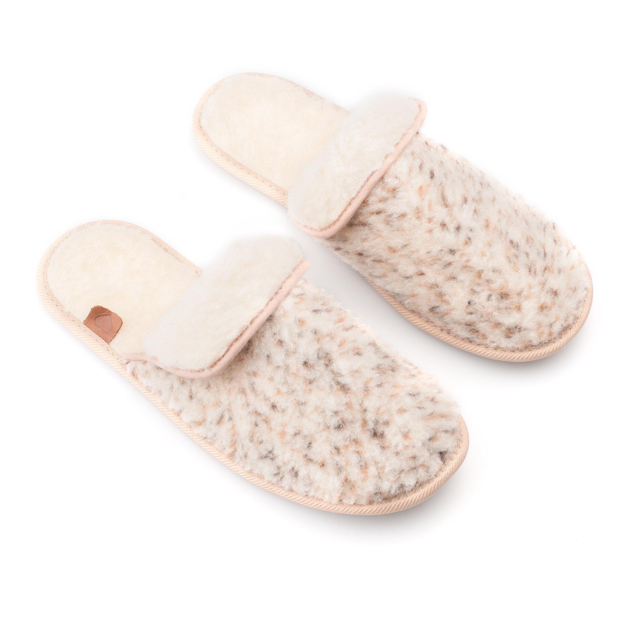 Woolen Slippers Pähni | Beige - Etsy