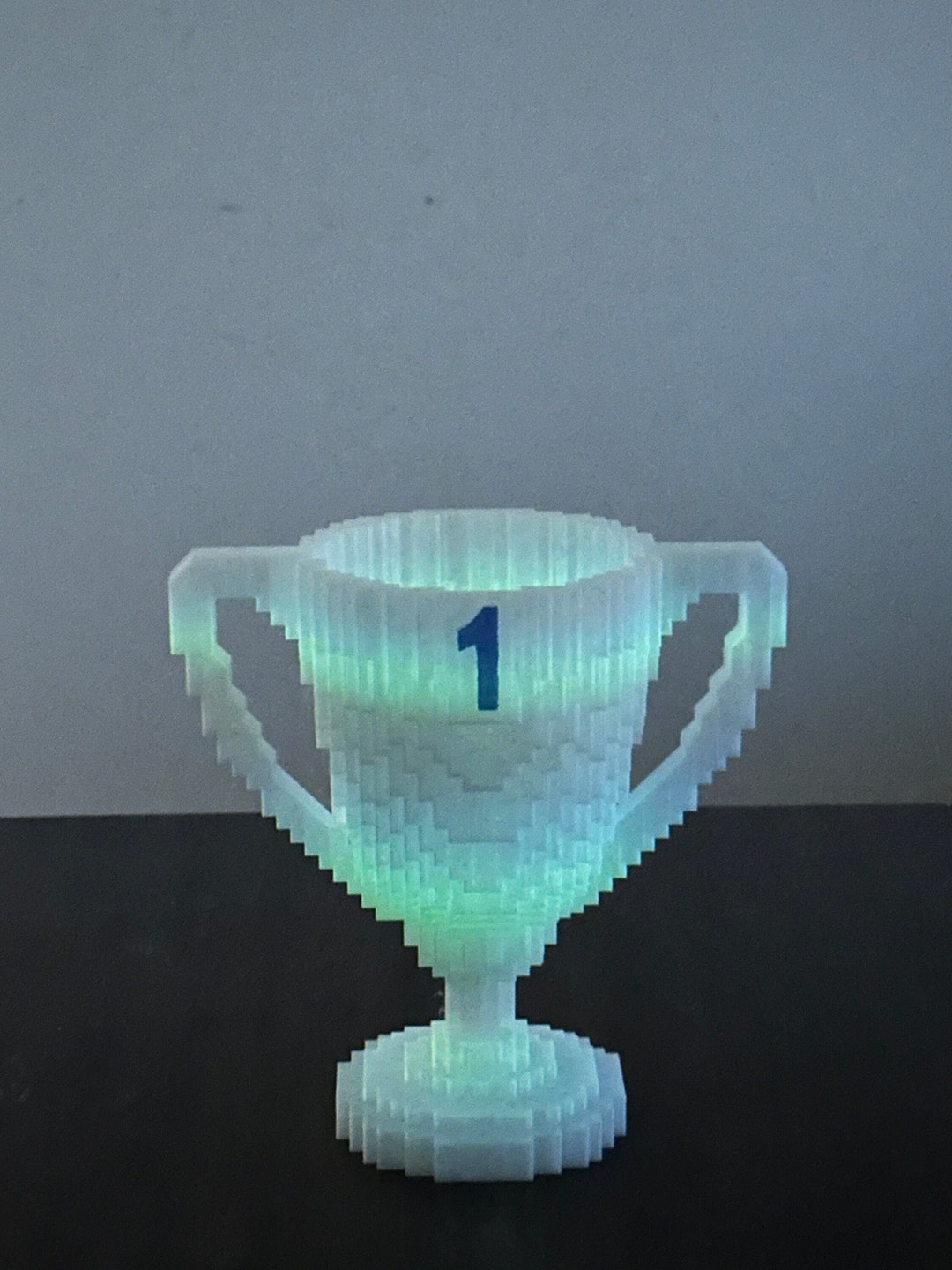 3D Printed Glow in the Dark Trophy - Etsy