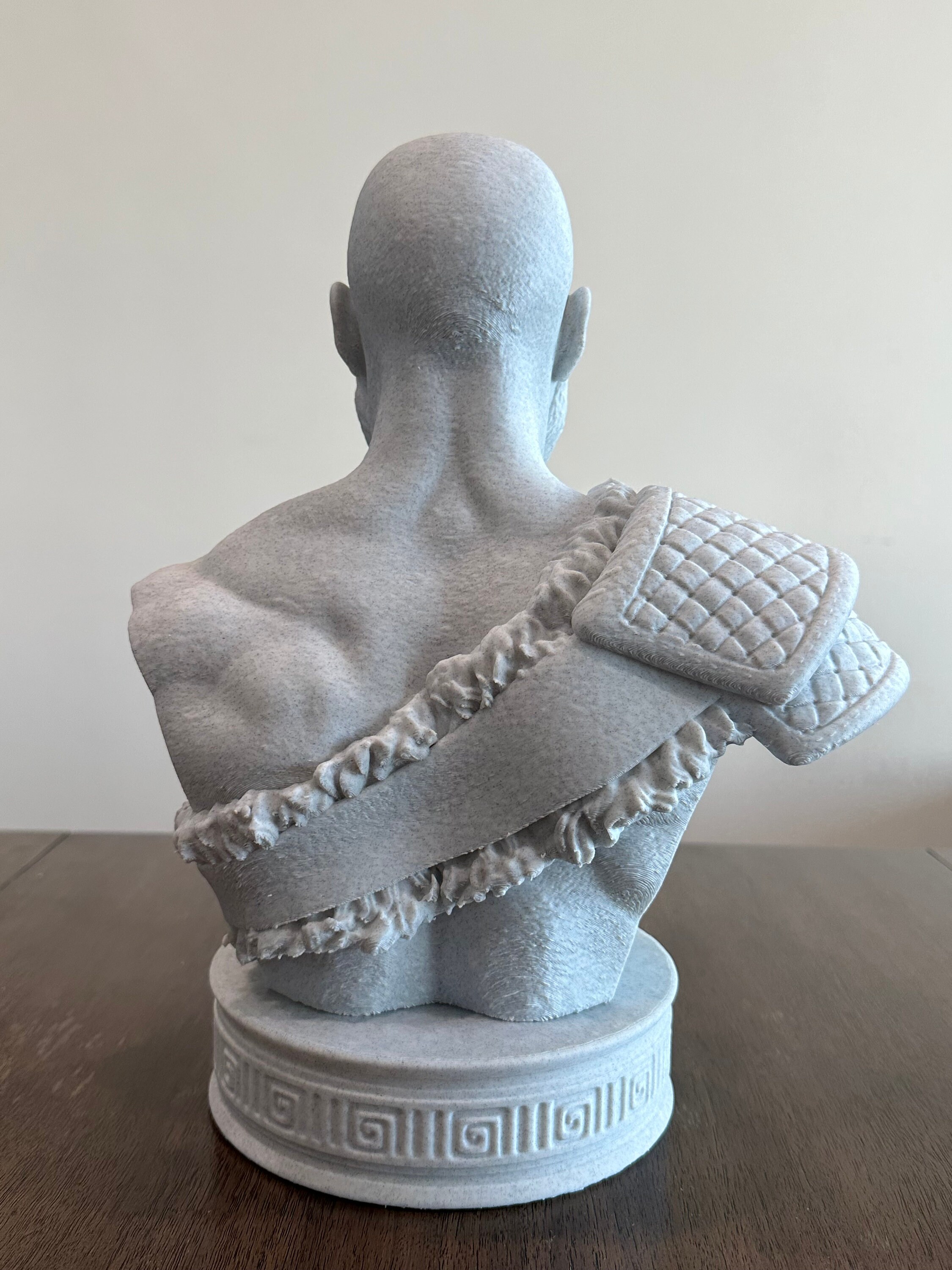 3D Printed ONE FOOT TALL God of War Kratos Bust - Etsy