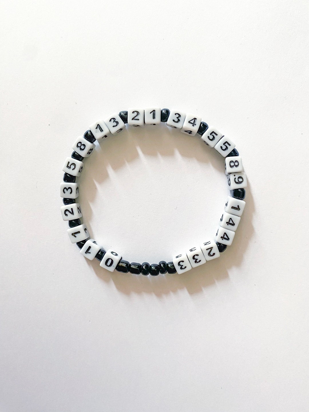 Fibonacci Sequence Bracelet: Beaded Math Gift, Customizable - Etsy