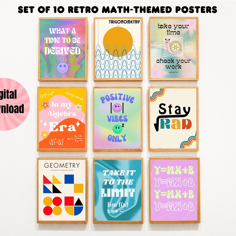 Trigonometry Poster - Etsy