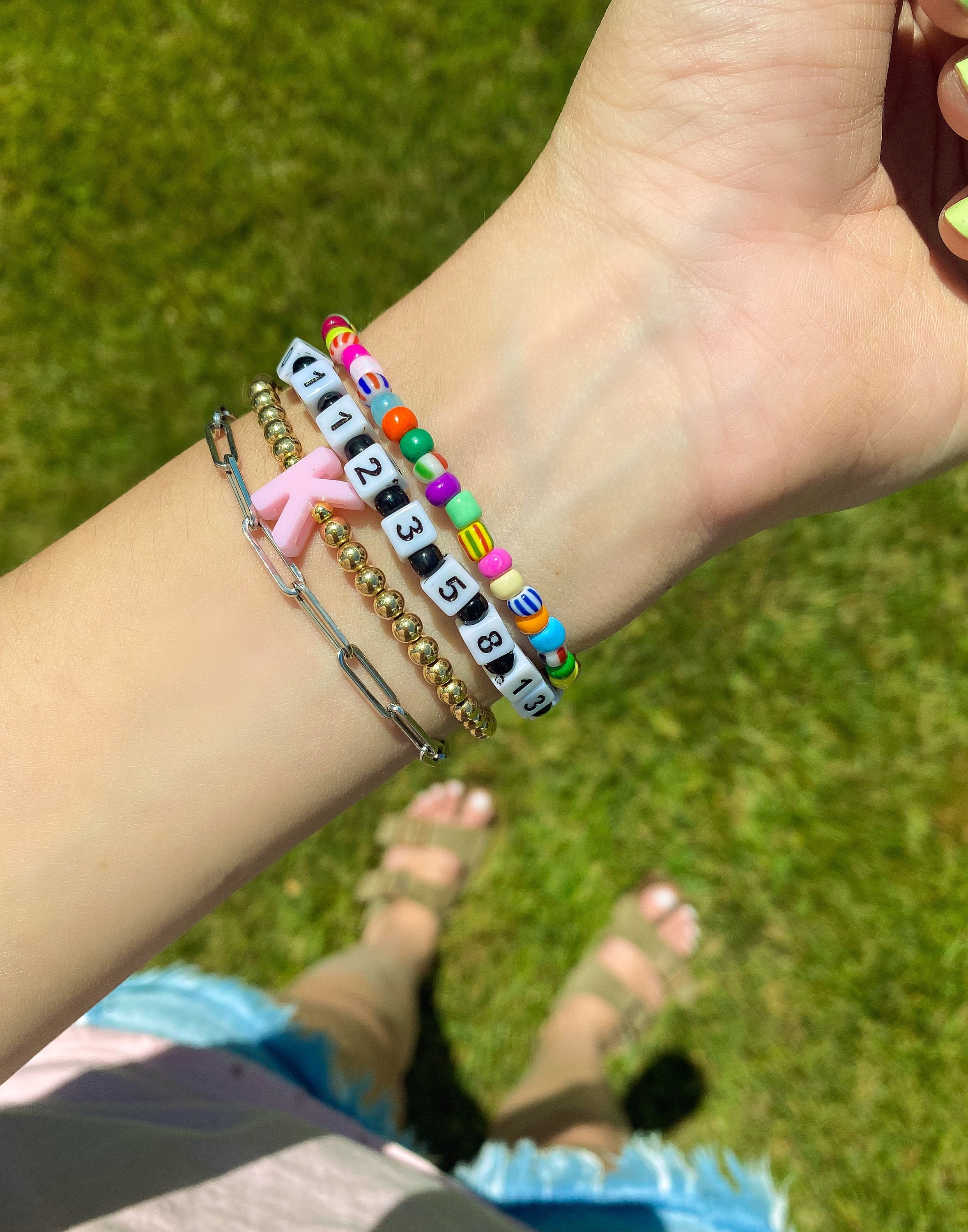 Fibonacci Sequence Bracelet: Beaded Math Gift, Customizable - Etsy