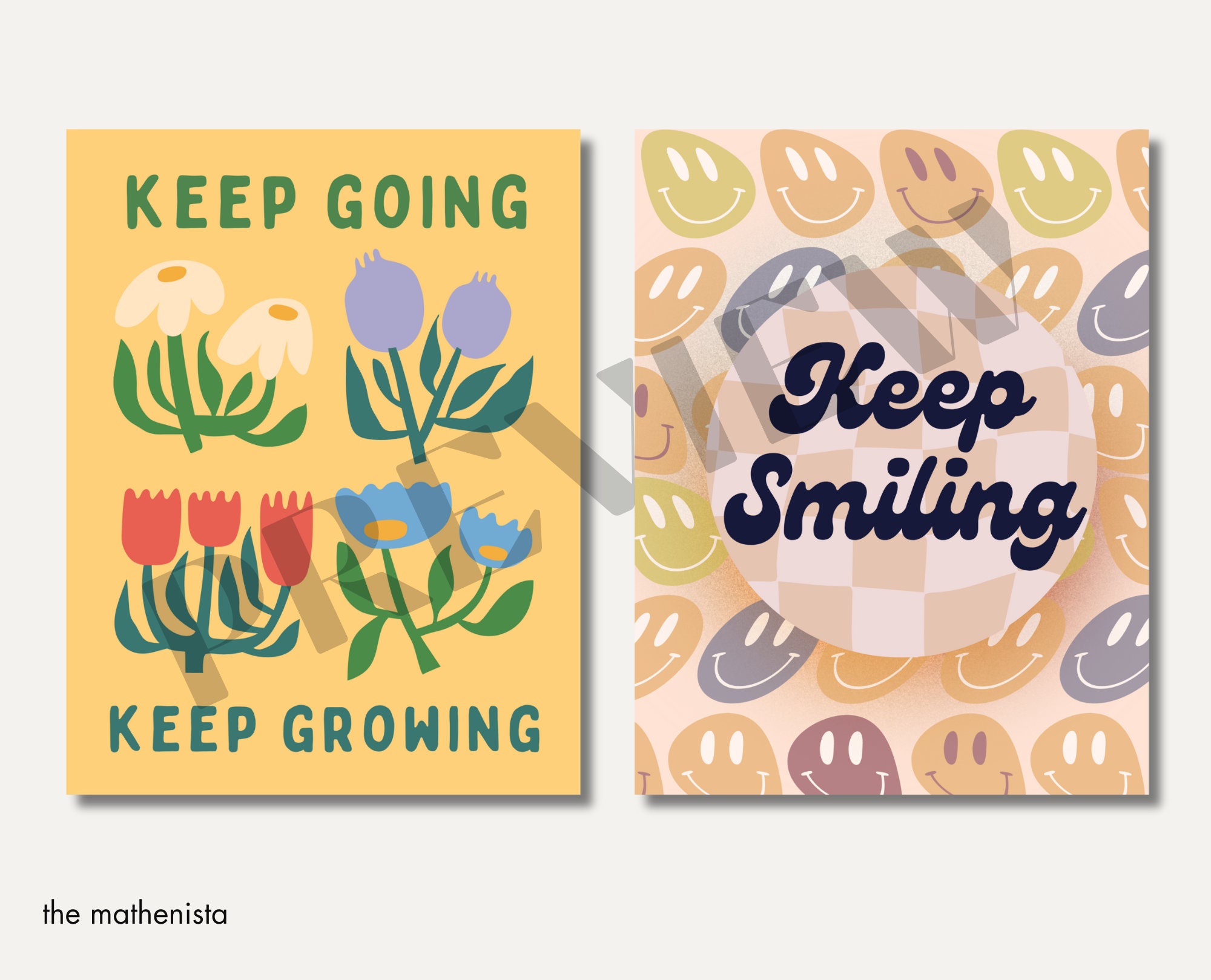 Set of 10 Groovy Retro Funky Trendy Printable Classroom Posters Wall ...