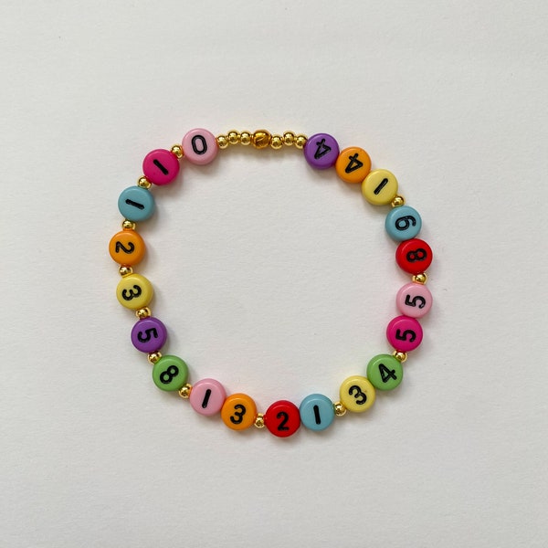 Math Bracelet - Etsy