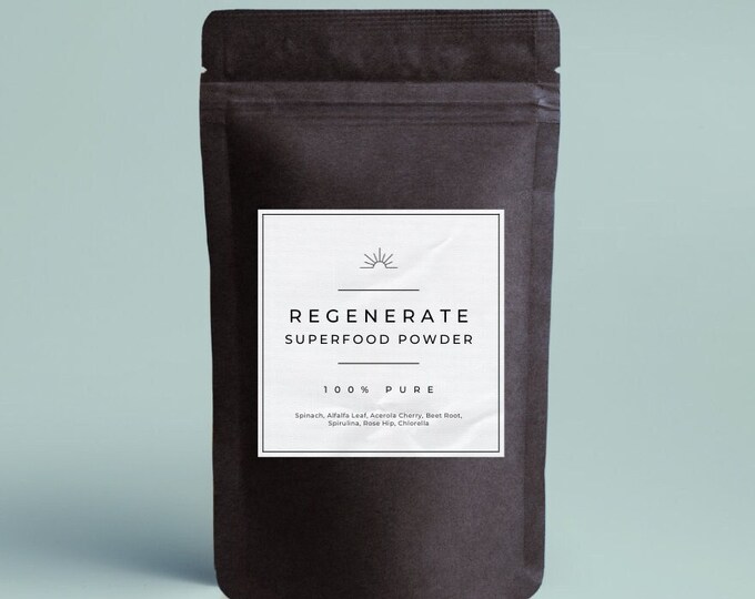Regenerate Superfood Powder, 30 Servings, 100% Pure Organic Real Food ...