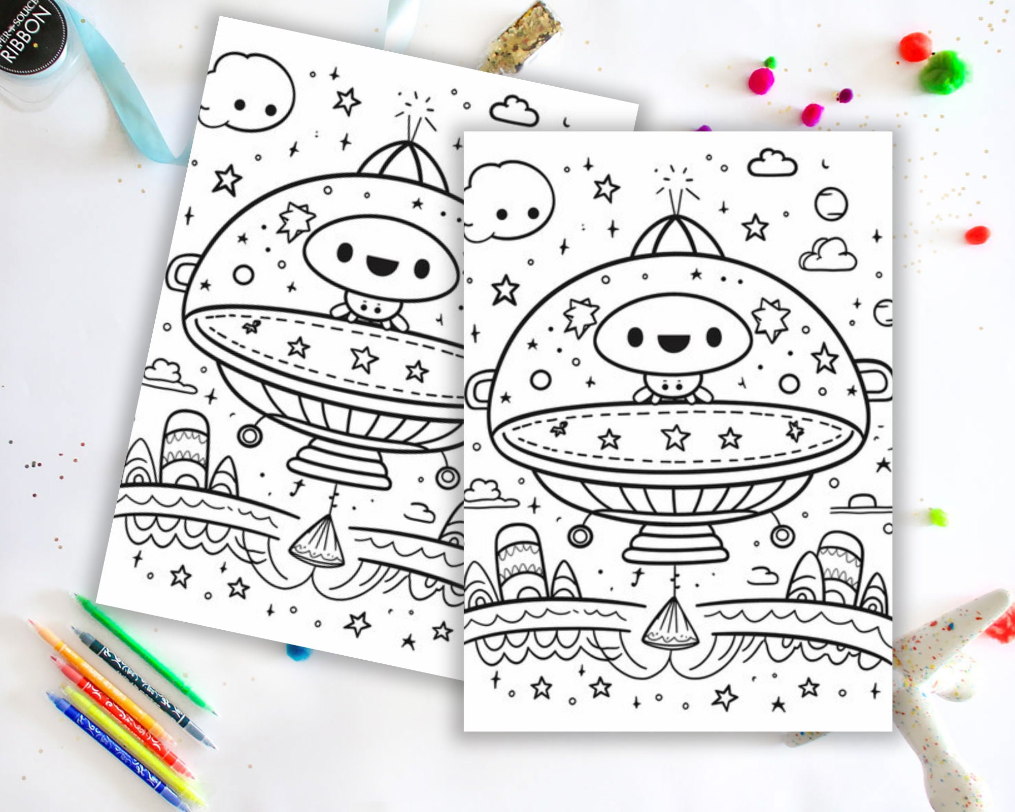 Kids Activity Pages, Colouring Page, Kids Colouring Page - Etsy