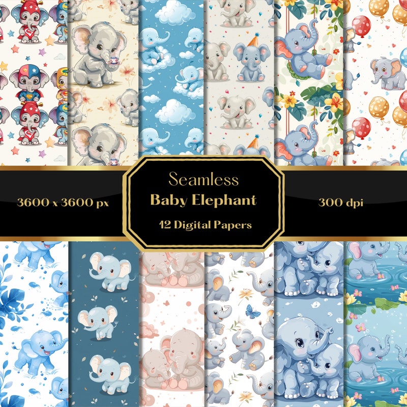 Baby Digital Paper - Etsy