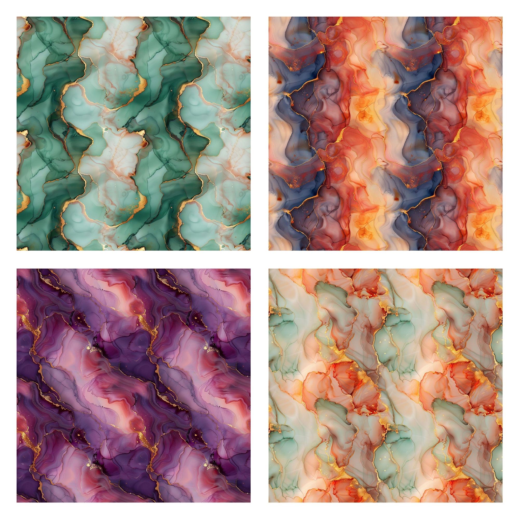 Alcohol Ink Digital Paper, Marble Background, Alcohol Ink Background ...