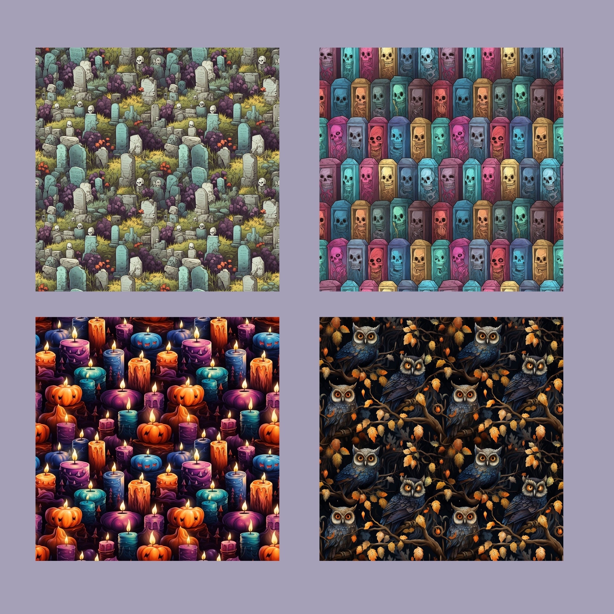 Halloween Digital Paper, Spooky Halloween Background, Halloween ...