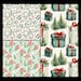 Watercolor Christmas Digital Paper, Seamless Printable Scrapbook Paper ...