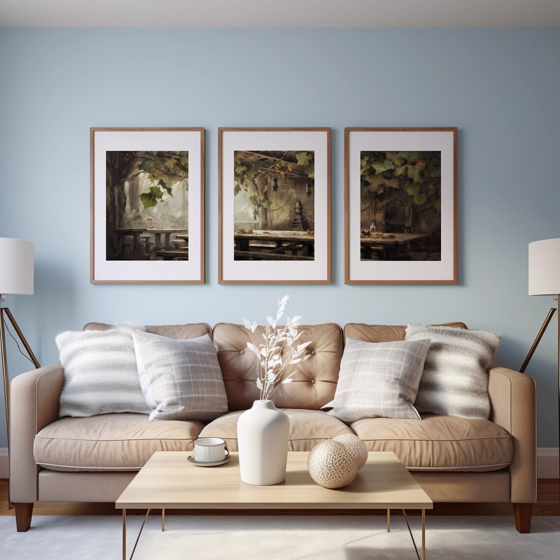 Restaurant Art 3 Piece Vintage Wall Art, Restaurant Set of 3 Prints ...