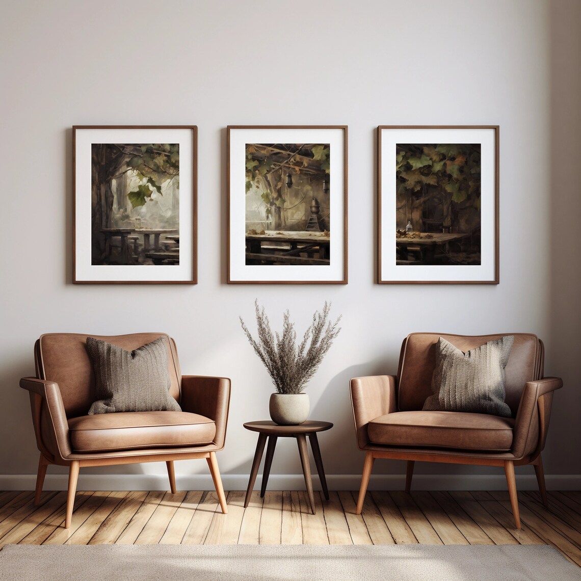 Restaurant Art 3 Piece Vintage Wall Art, Restaurant Set of 3 Prints ...