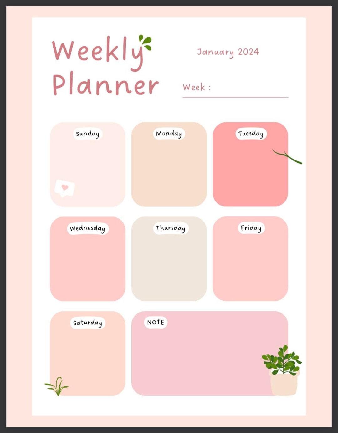 3 in 1 Ultimate Planner for 2024 Weekly Planner, Monthly Budget Planner ...
