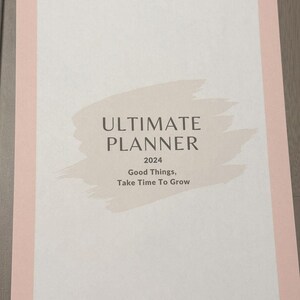 3 in 1 Ultimate Planner for 2024 Weekly Planner, Monthly Budget Planner ...