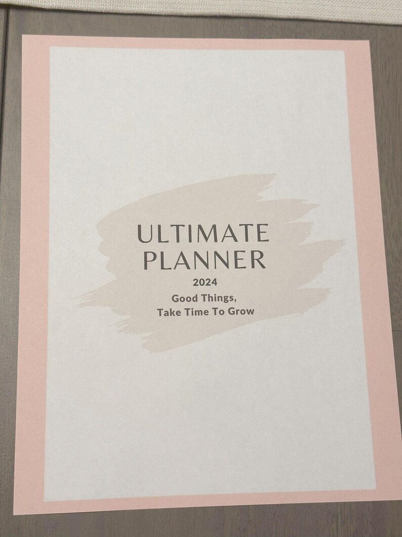 3 in 1 Ultimate Planner for 2024 Weekly Planner, Monthly Budget Planner ...