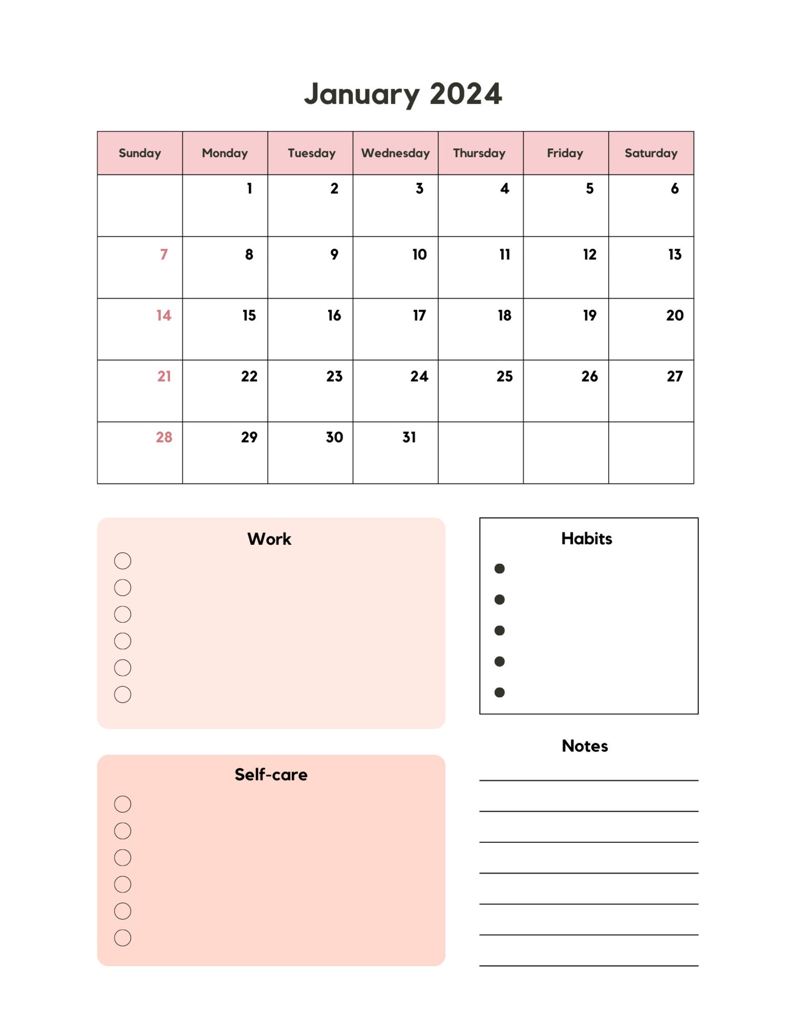 3 in 1 Ultimate Planner for 2024 Weekly Planner, Monthly Budget Planner ...