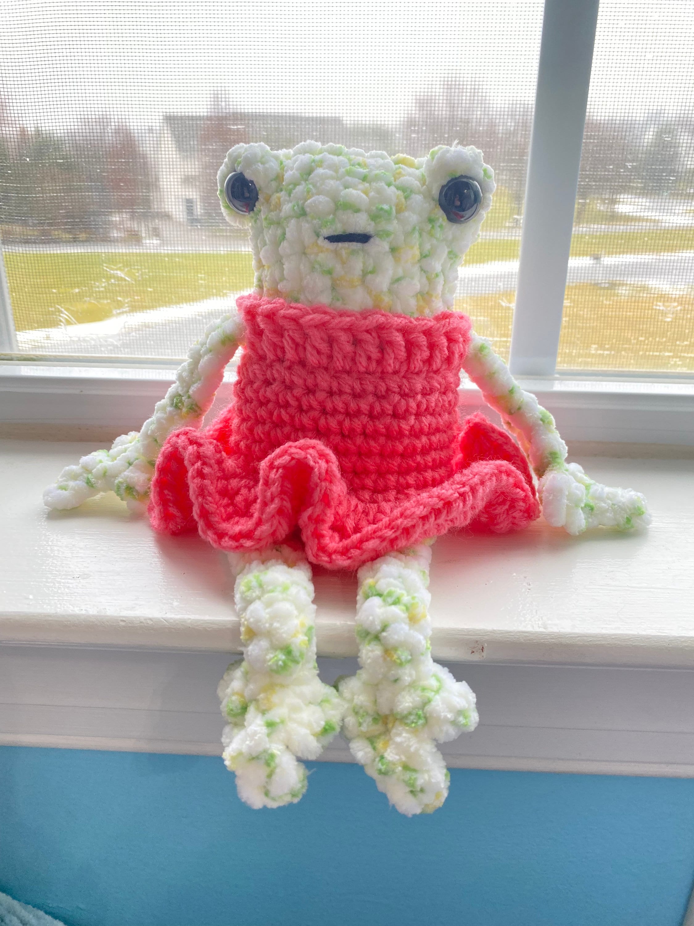 Crochet Leggy Frog Dress - Etsy