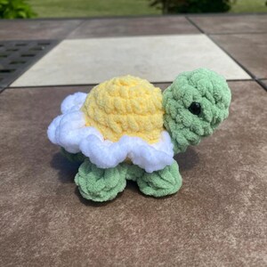 Crochet Flower Turtle - Etsy