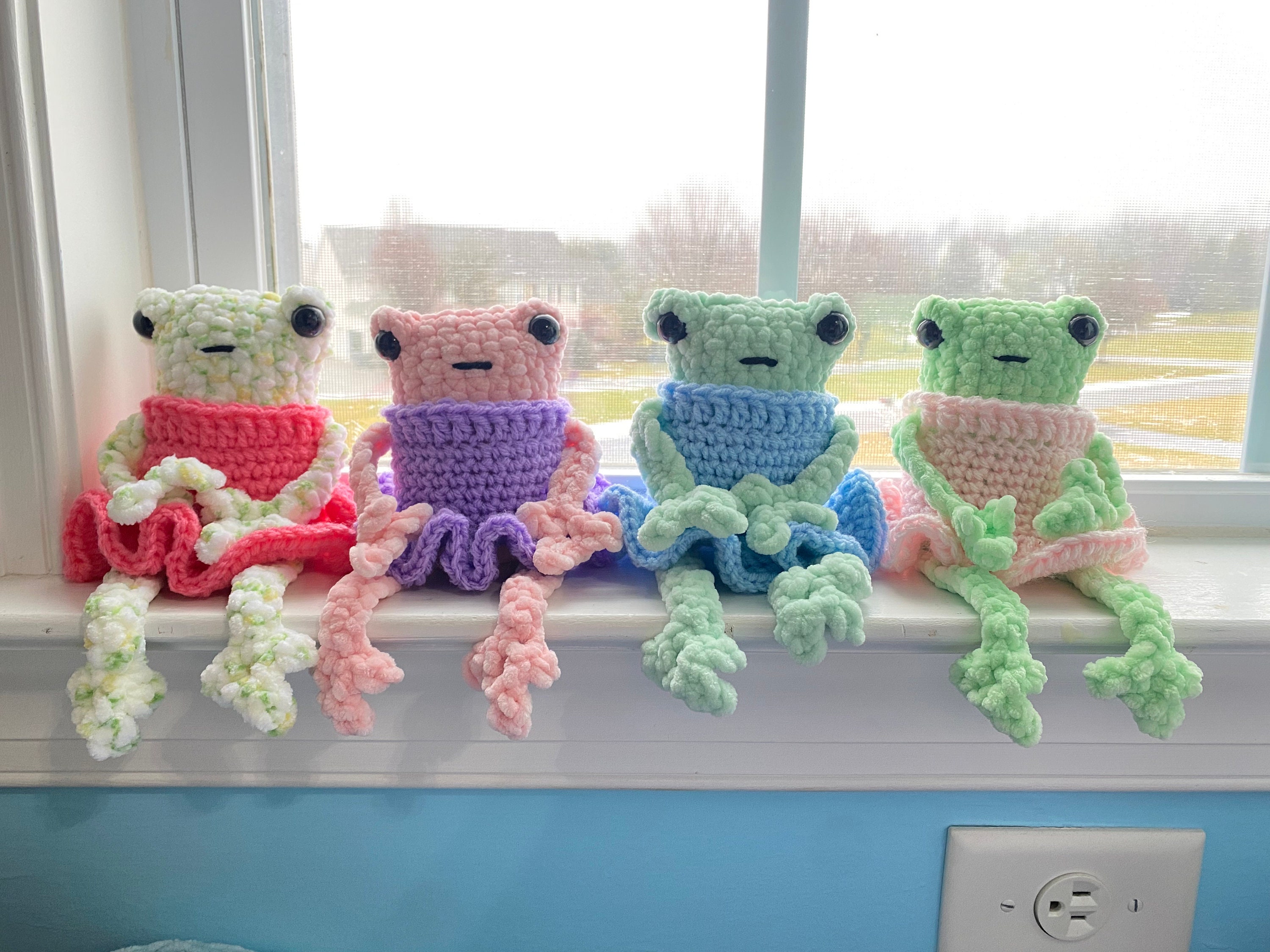 Crochet Leggy Frog Dress - Etsy