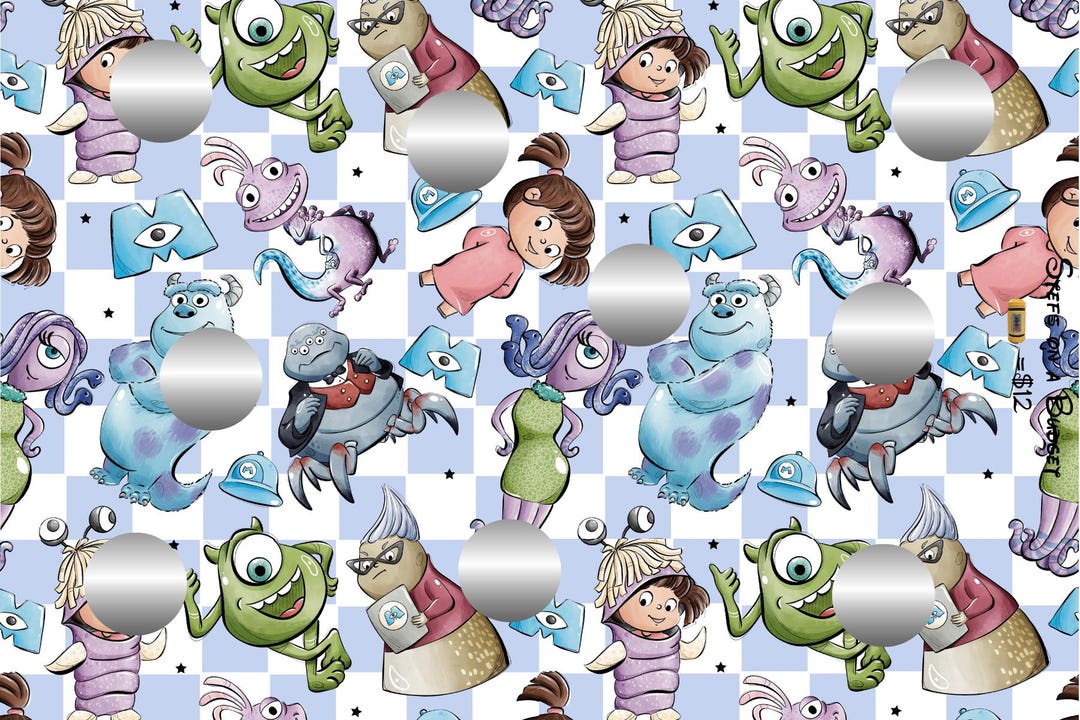 Cute Monsters! Scratch off Savings Challenge - Etsy