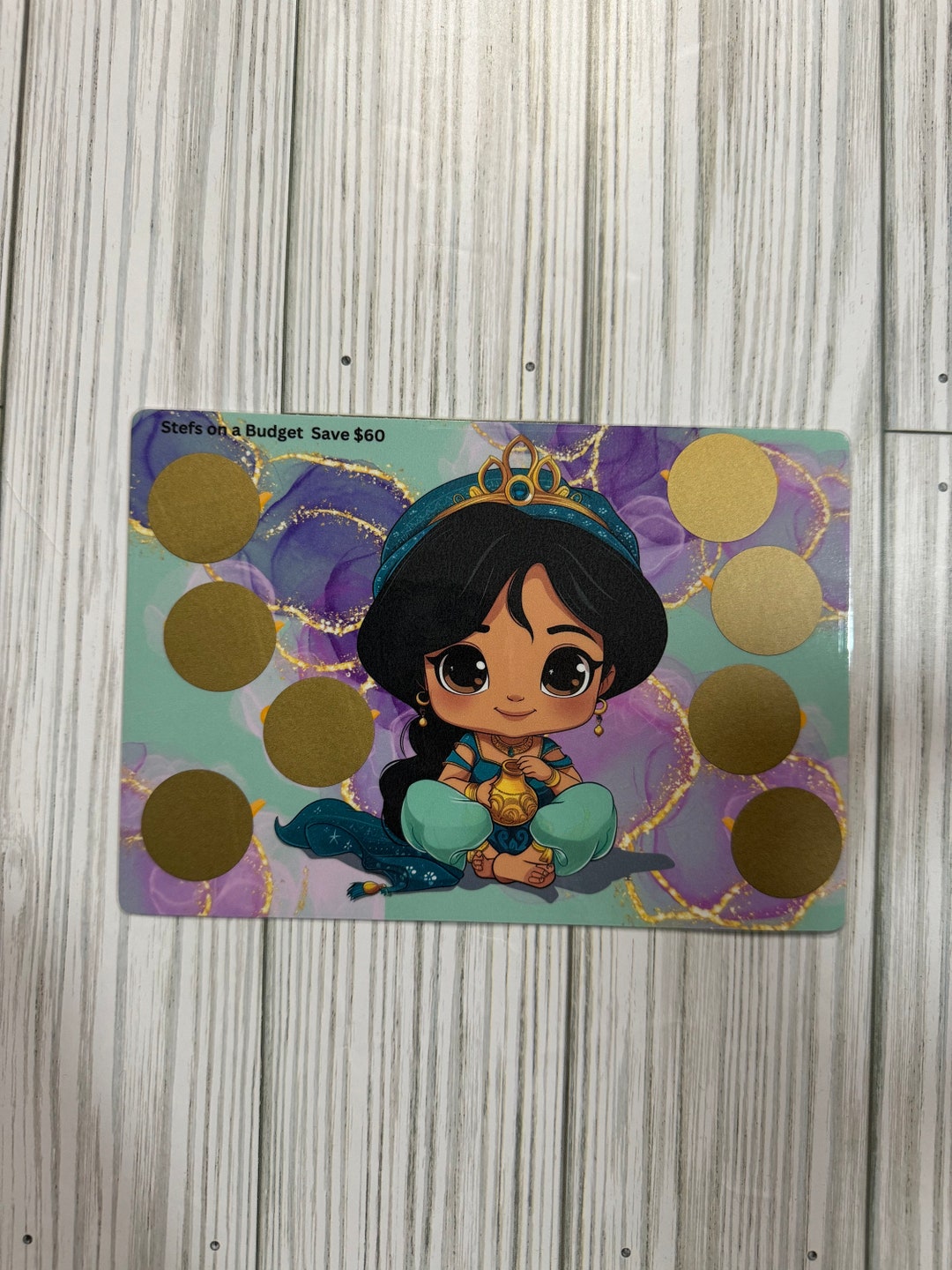 Jasmine Scratch off Savings Challenge - Etsy