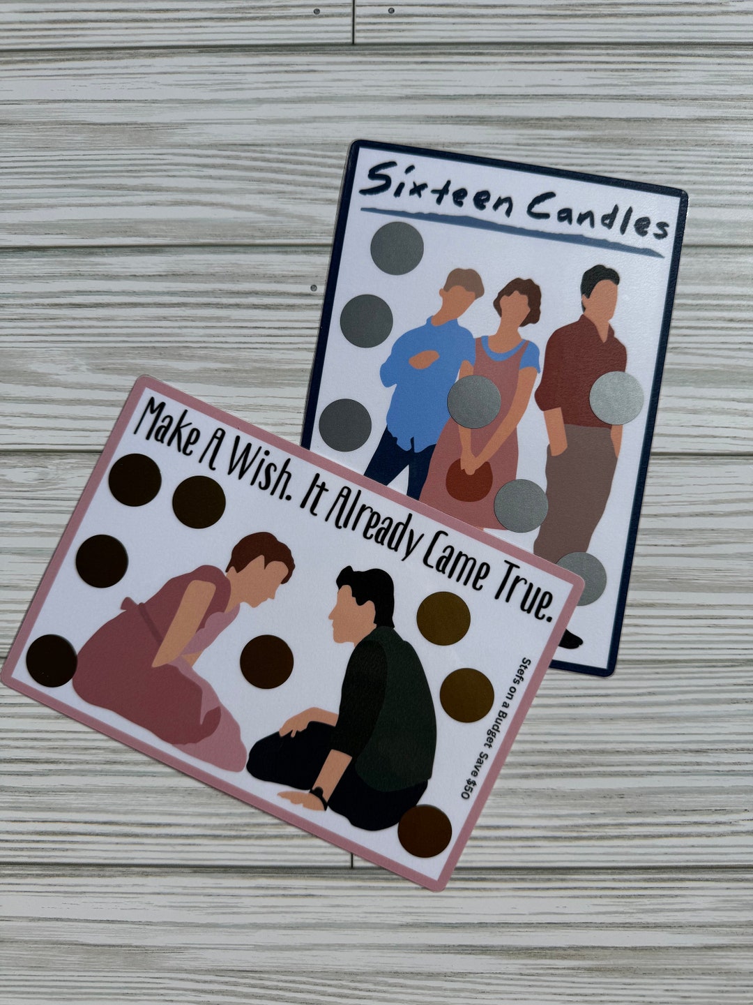 80s Classic Scratch off Savings Challenge - Etsy