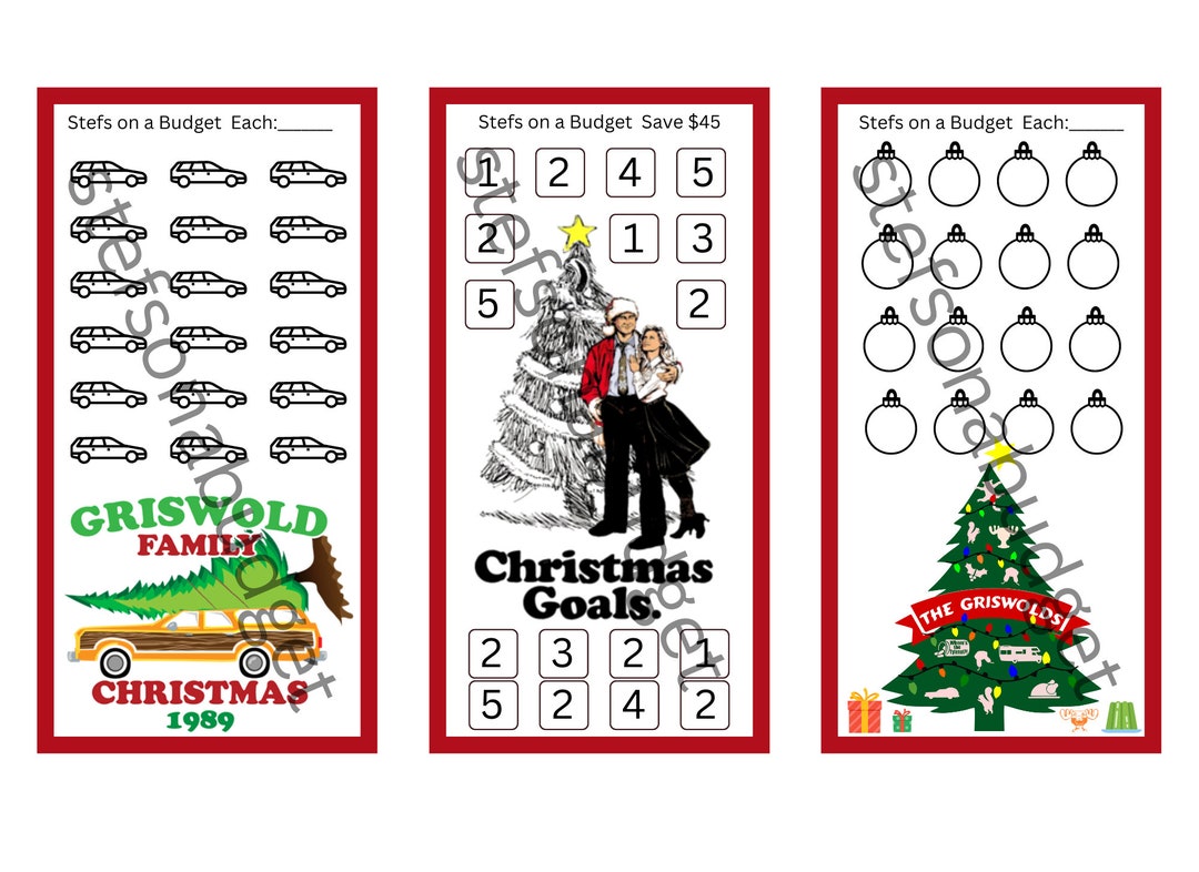 Christmas Vacay Mini Savings Challenges - Printable PDF - Etsy