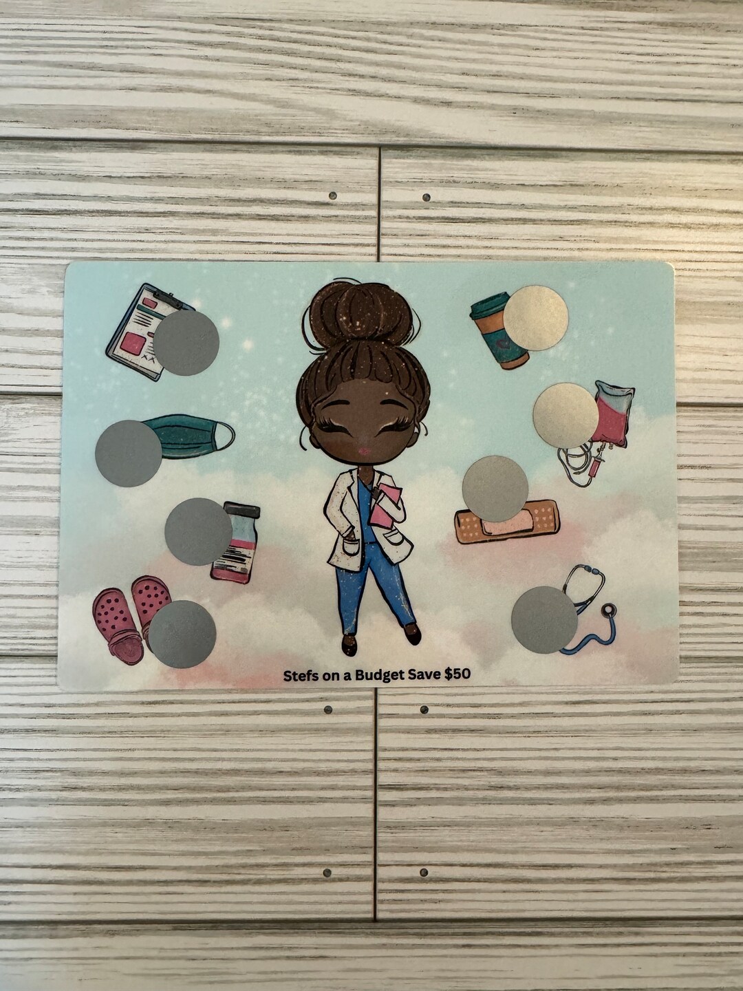 Nurse Life/medical Scratch off Savings Challenge - Etsy