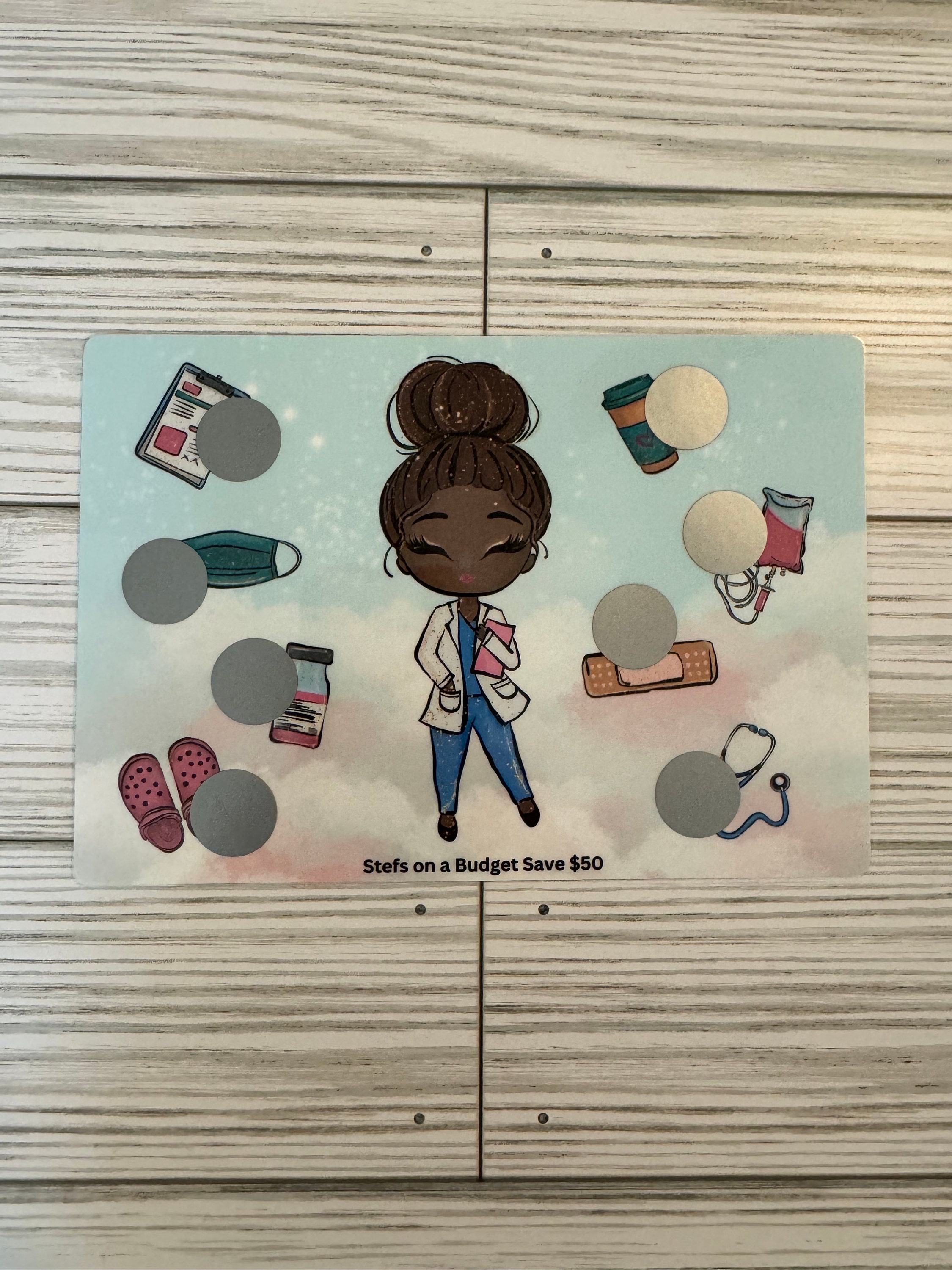 Nurse Life/medical Scratch off Savings Challenge - Etsy