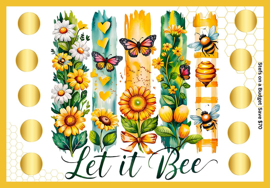 Let It Bee Scratch off Savings Challenge - Etsy