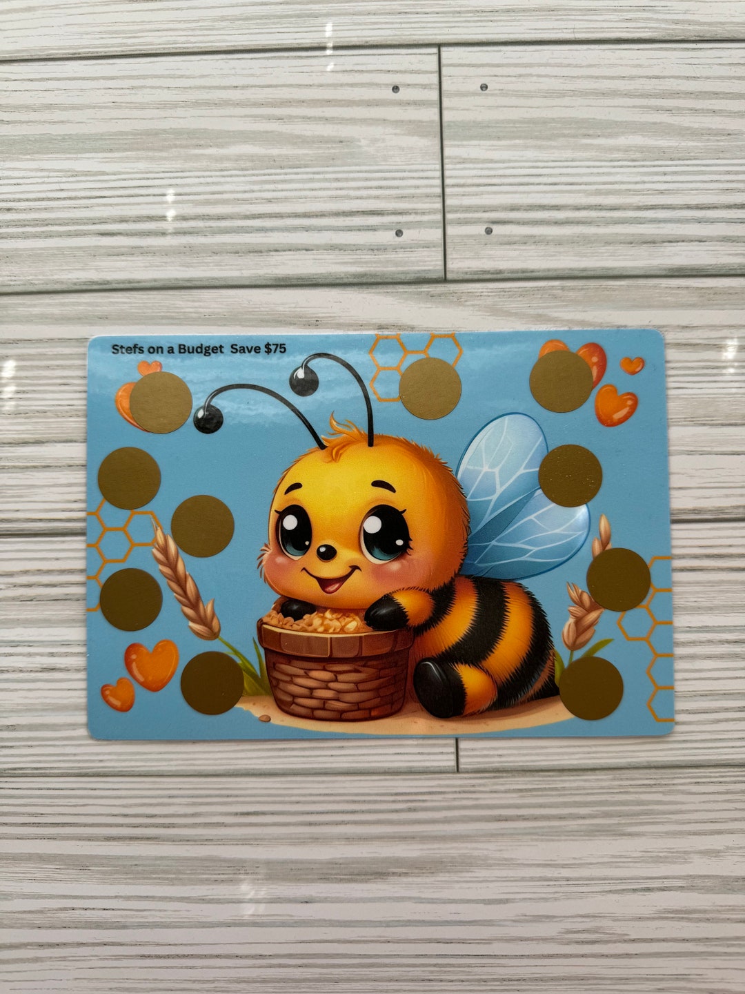 Honey Bee Scratch off Savings Challenge - Etsy
