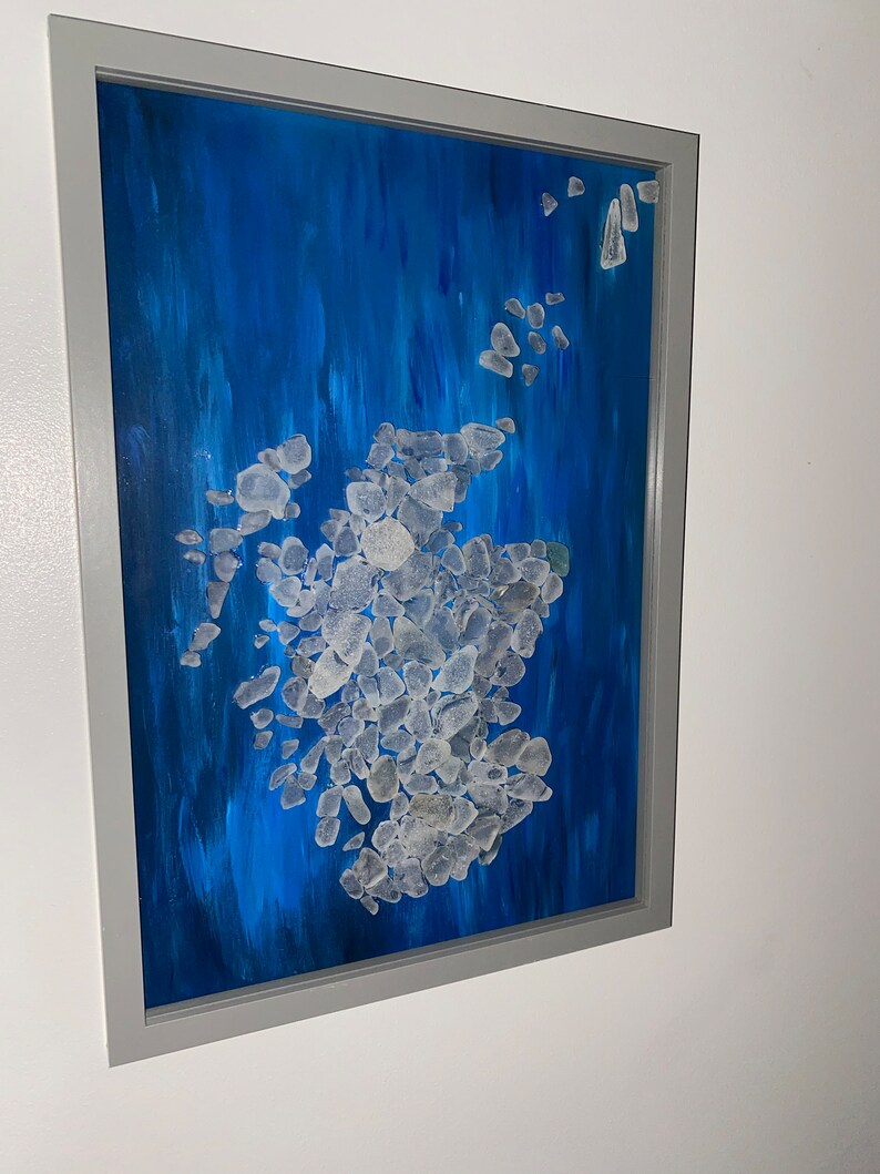 Scotland Map in Sea Glass - Etsy