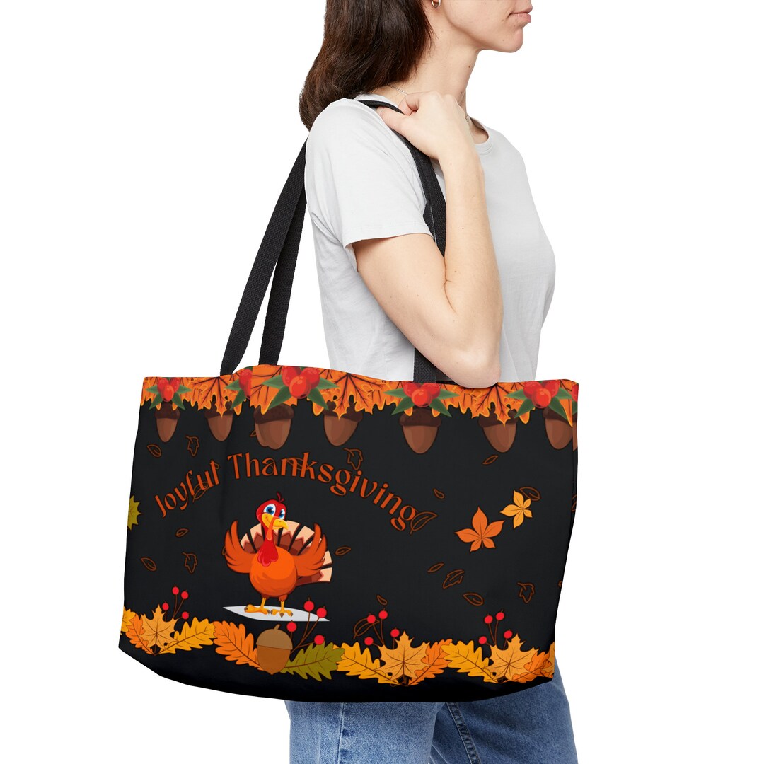Thanksgiving Handbagjoyful Thanksgiving Pursefall - Etsy